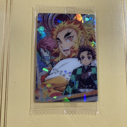 Demon Slayer Kimetsu no Yaiba Kyojuro Rengoku Wafer Card Bandai | eBay