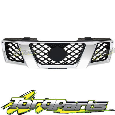 GRILLE SUIT D40 NAVARA NISSAN 05-10 CHROME SPAIN VSK GRILL | eBay Australia