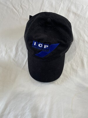 ICP International Car Parts Black logo Adjustable Hat One Size Men's ...