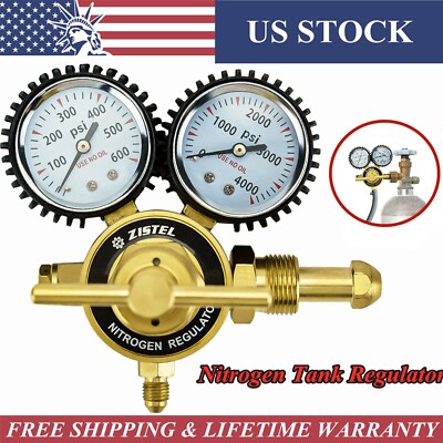 Professional Nitrogen Tank Regulator w/ 0-600 PSI Delivery Pressure ...