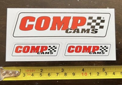 COMP CAMS 3pcs stickers decals racing drags hotrods gasser vintage ...