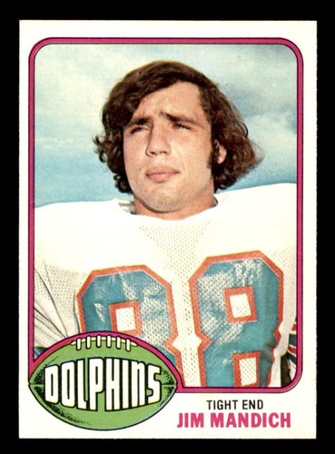 1976 Topps Football #154 Jim Mandich NM | eBay
