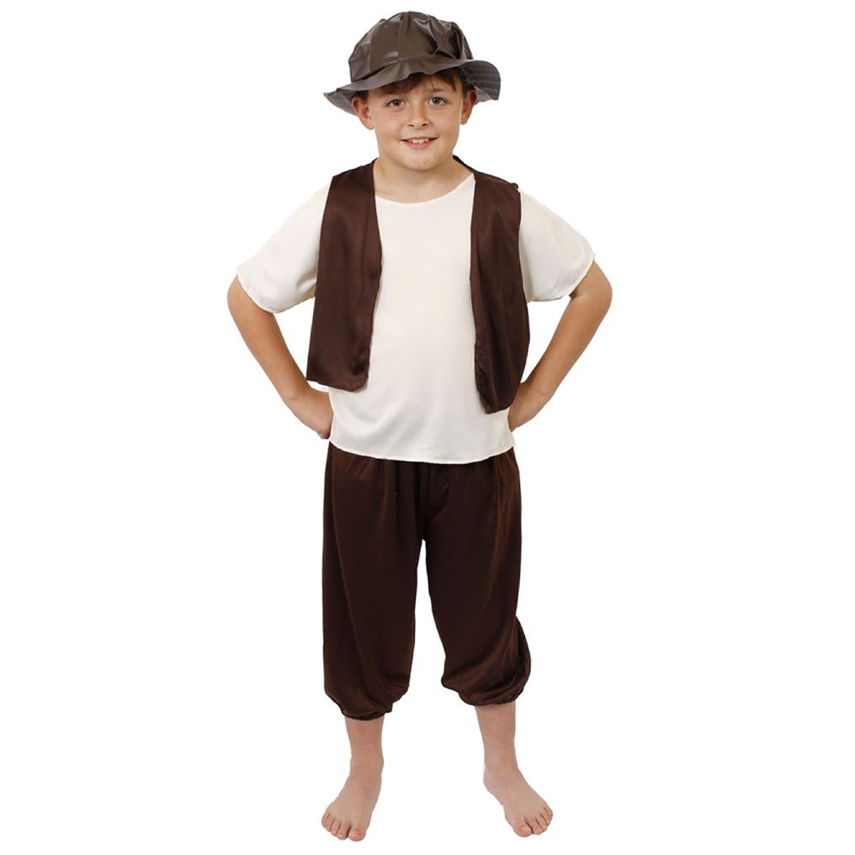 Street Urchin Costume Kids Tudor Poor Boy Pauper Street Urchin Fancy
