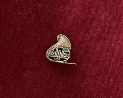 French Horn Pin - Sterling Silver - Small 3/4” - Pre-owned | eBay