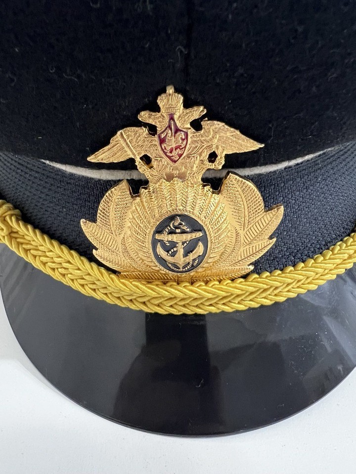Cap Navy Black Russian Army Original | eBay