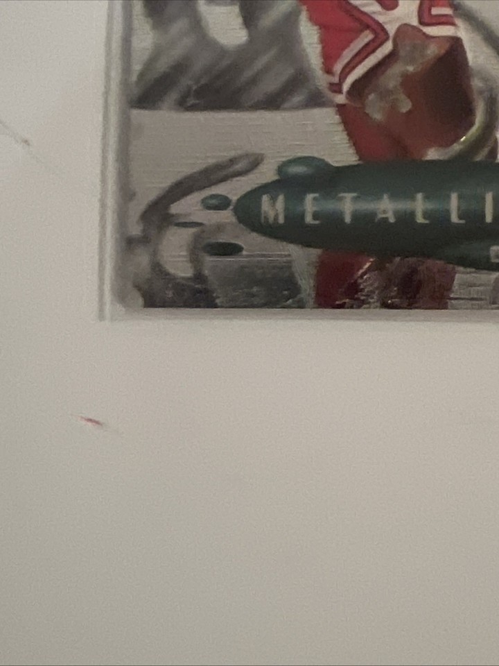 1996-97 Fleer Metal DENNIS RODMAN Metalized PRECIOUS METAL #231 Chicago ...