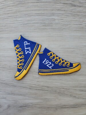 4" Sigma Sneakers Iron on/Sew on Patch, 1922, Embroidered Patch, #P ...