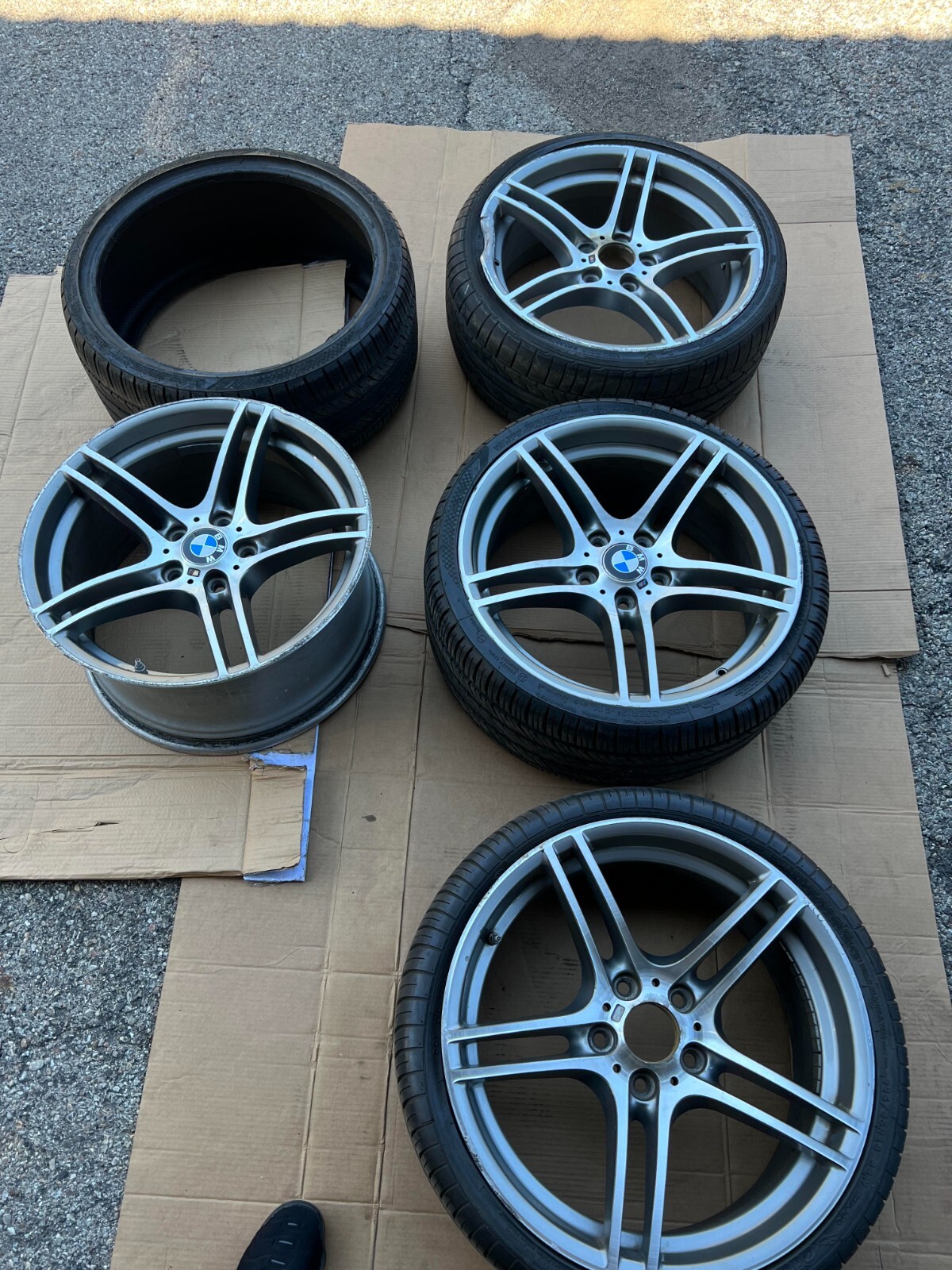 BMW Wheel Rim and Tire Set - 19" 313 Style Spoke OEM | eBay