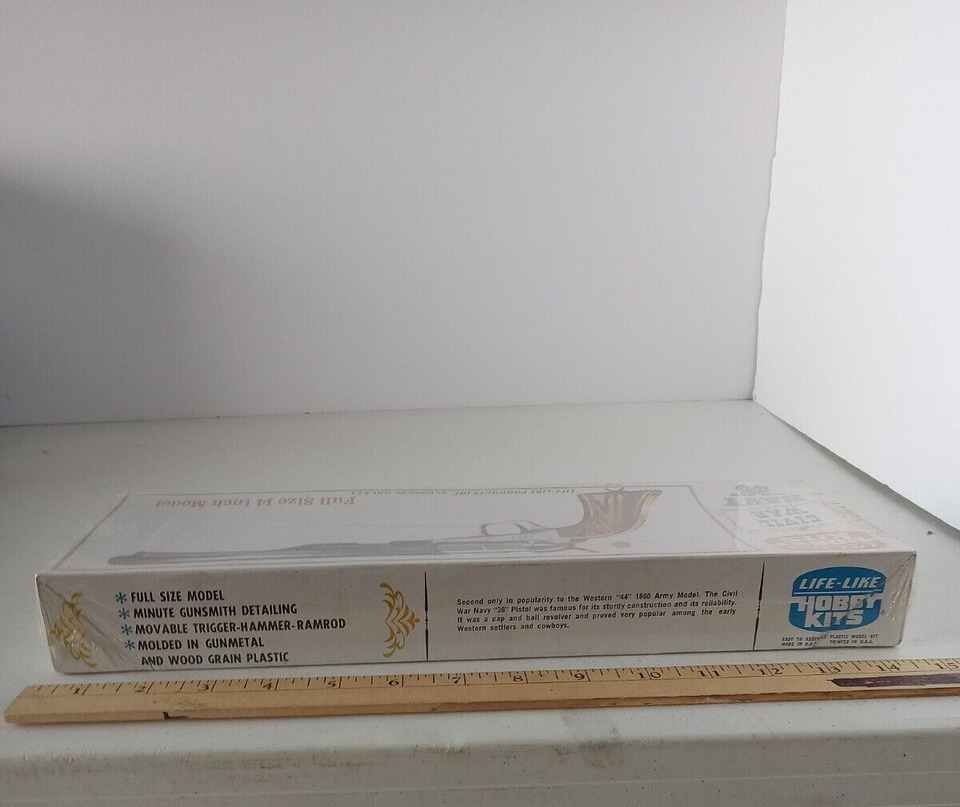 Rare/Vintage Life Like Hobby Kits Civil War Navy 36 model kit 09208 ...