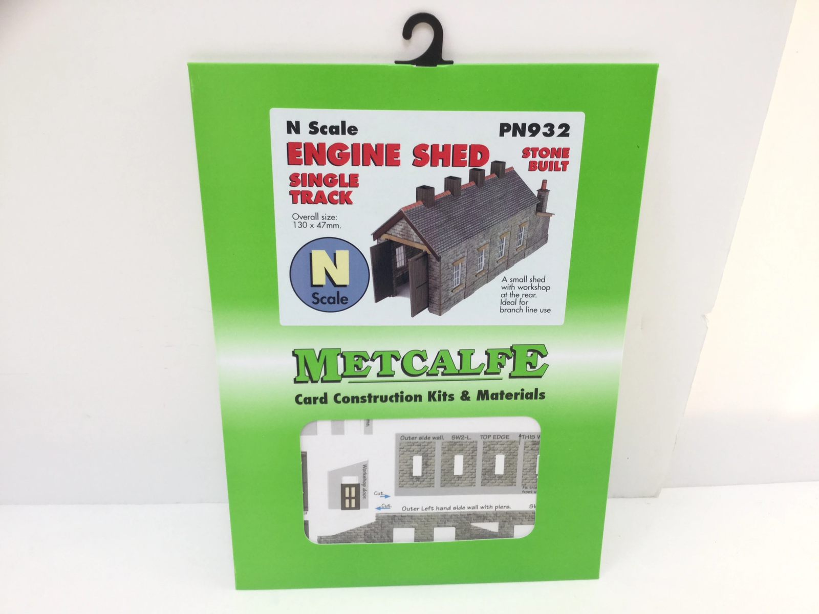 Metcalfe PN932 N Gauge Single Engine Shed - Stone Card Kit | eBay