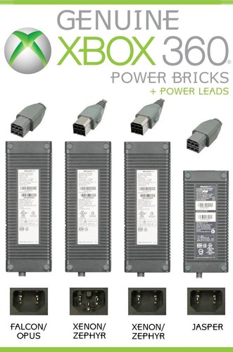 Original Genuine Microsoft OEM Xbox 360 Power Supply - All Tested and ...