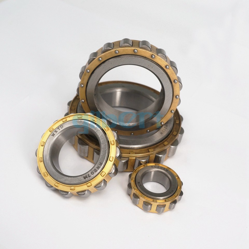 RN204/RN205/RN206/RN307 EM/M Brass+Bearing Steel Cylindrical Roller ...