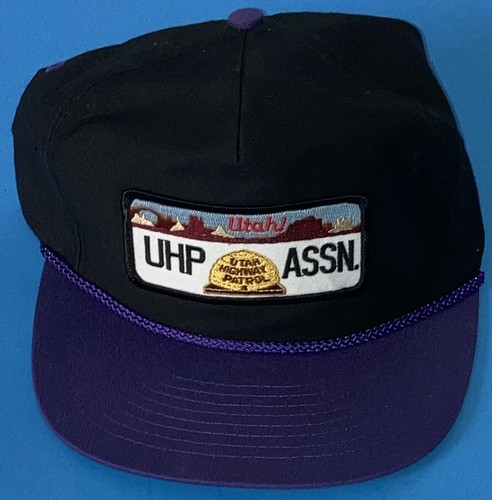 Vintage Utah Highway Patrol Trucker Hat UHP Assn. Snapback Cap Mohr ...