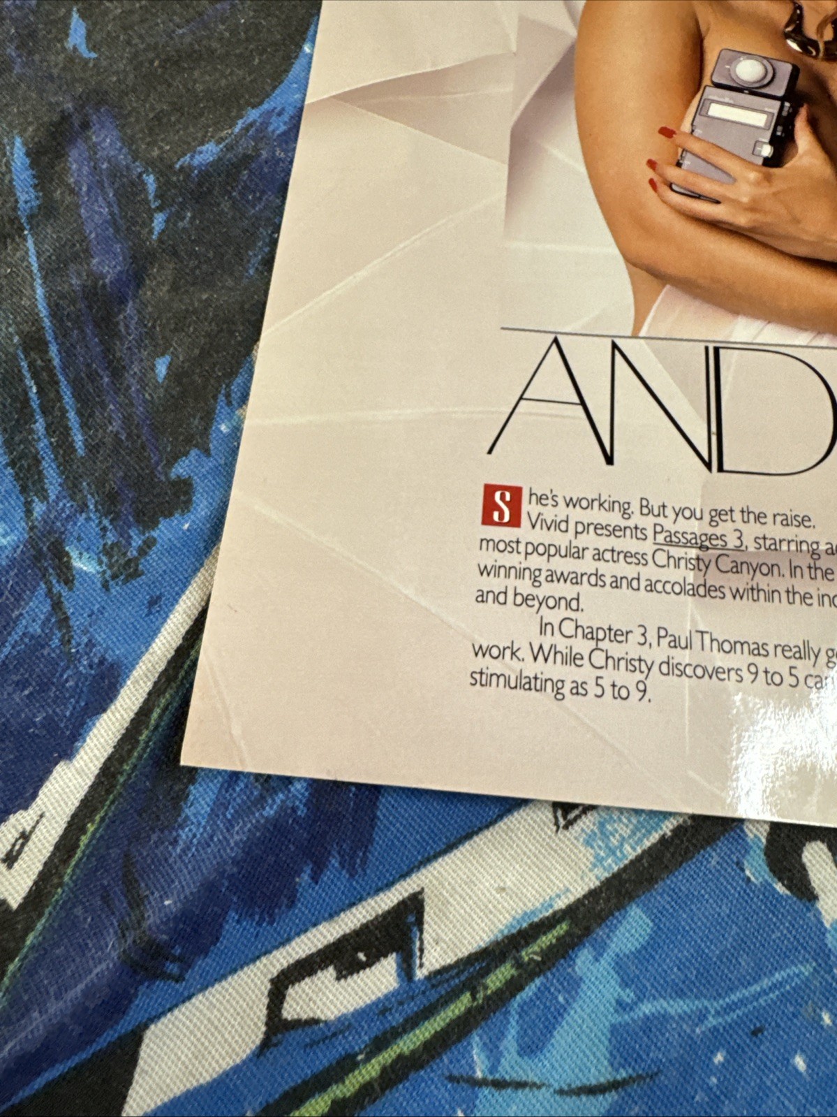 CHRISTY CANYON ADULT MOVIE STAR PROMO MOVIE SHEET - PASSAGES 3 VIVID | eBay