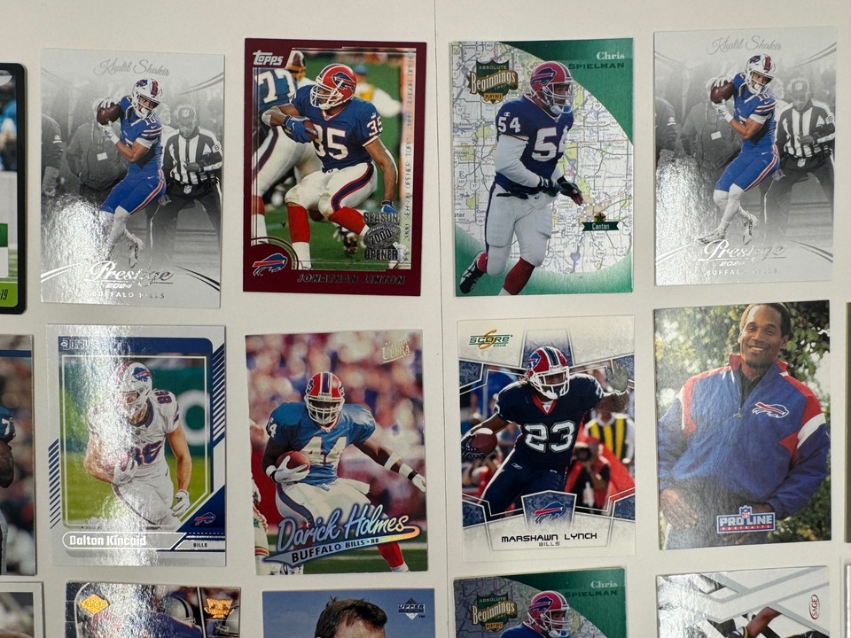 Buffalo Bill 34 Card Lot OJ Simpson Ray Davis Roscoe Parrish /100 ...