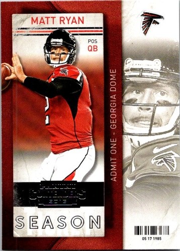 2013 Panini Contenders #46 Matt Ryan Football Card 3J | eBay