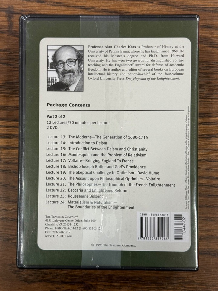 The Birth of the Modern Mind : Parts 1 & 2 (Great Courses DVDs ...