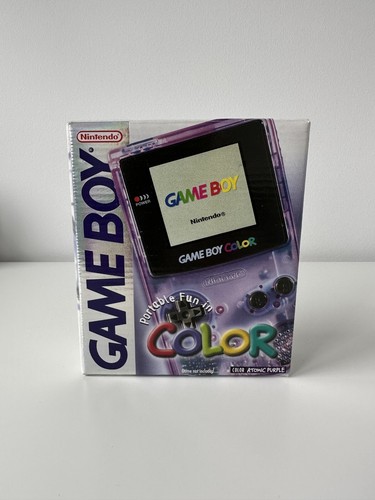 NINTENDO GAMEBOY COLOR ATOMIC PURPLE - BRAND NEW SEALED NEVER PLAYED ...