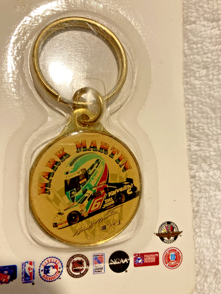 Mark Martin #6 NASCAR Key Chain Ring NEW 1995 WinCraft | eBay