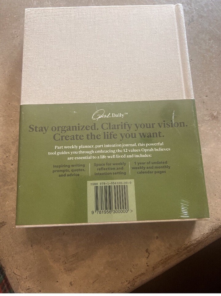 Oprah's The Life You Want Planner Unsealed ~ NEW 9781956300000 | eBay
