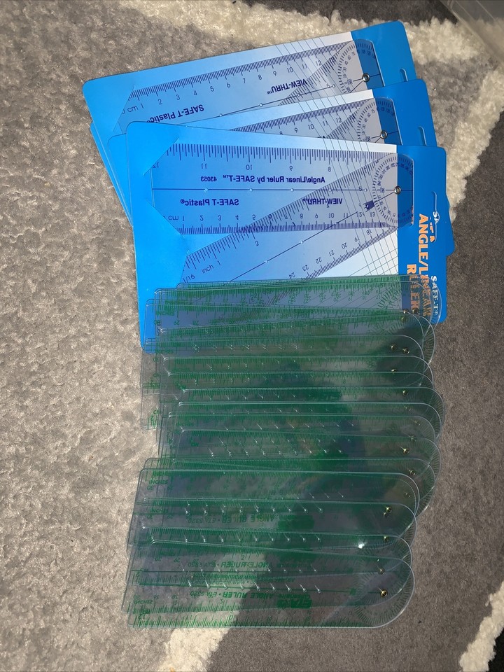 cm/in/degree ruler (protractor) | eBay