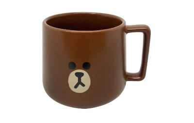 Line Friends Brown Bear Two Face Kiyo Ceramic Mug 350ml 11.8Oz. | eBay