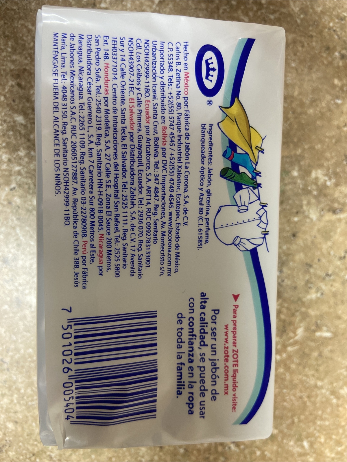 Zote Laundry Soap Bar Blue Jabon Azul (3 Pack) for sale online | eBay