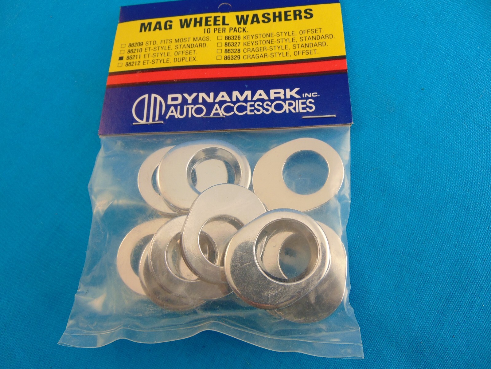NOS Mag Wheel Washers 10 Pack ET style OFFSET Conical Tapered Hole Uni ...