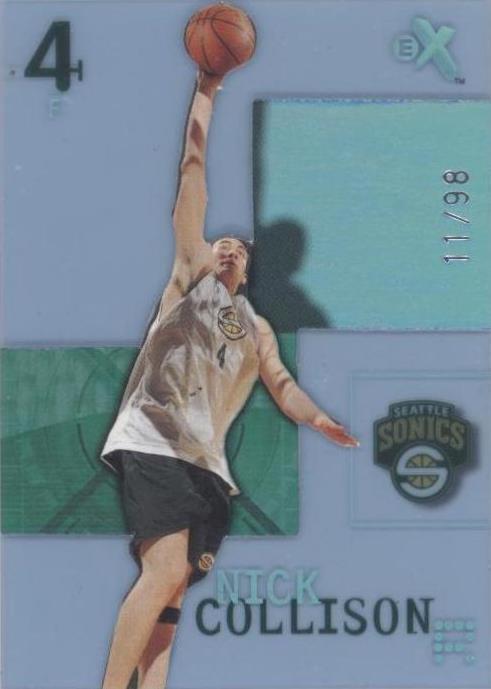 2003-04 E-X - Nick Collison #98 Essential Credentials Now /98 (RC) for ...