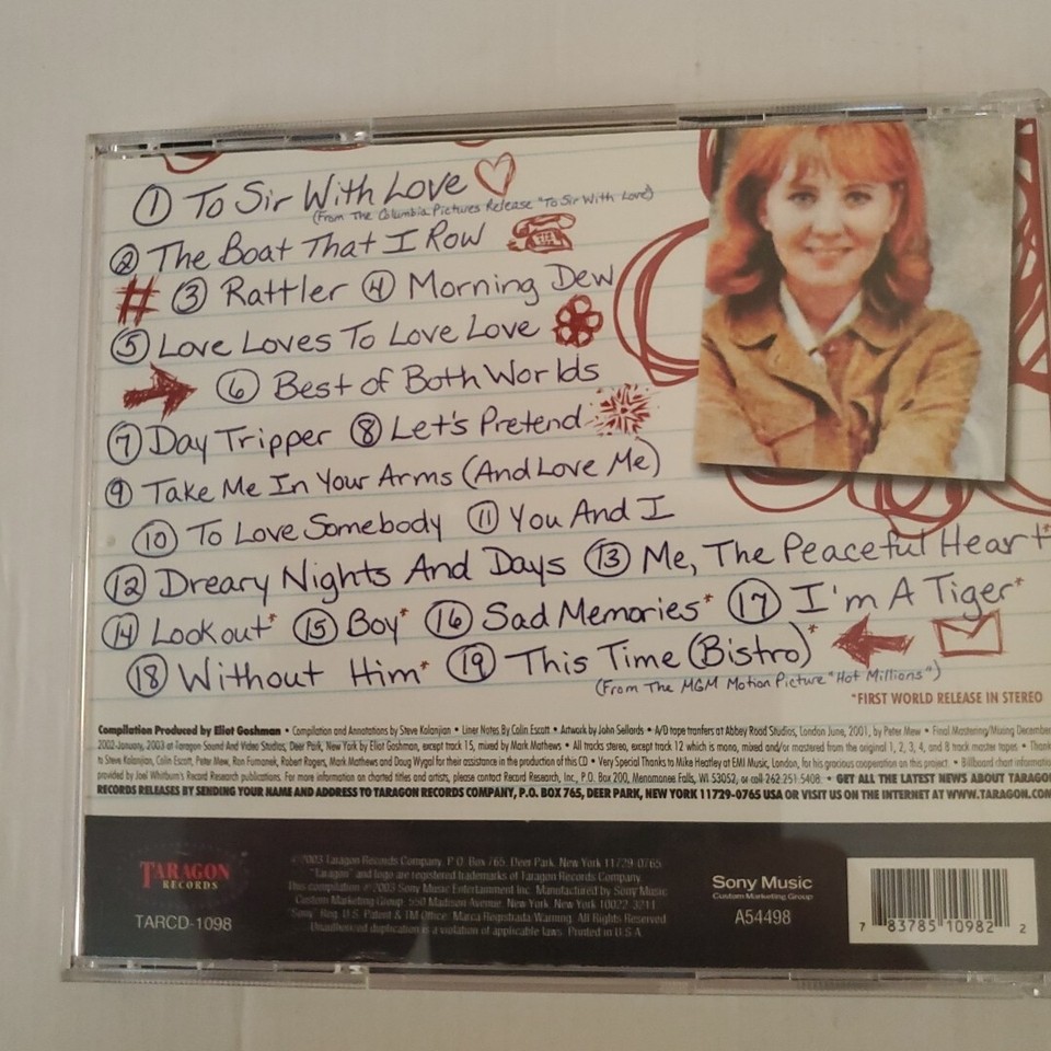 To Sir with Love: the Best of 1967-1968 by Lulu Rare CD Mint Cond Combo ...