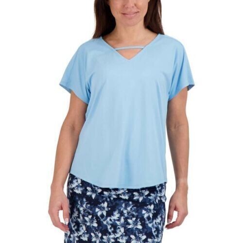 Tranquility by Colorado Clothing Ladies' V-Neck Top SKY BLUE Size ...