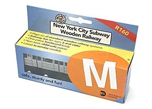 Munipals Wooden Railway Subway M Train Old Style MTA Nassau Street ...