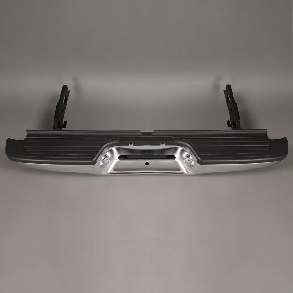 Complete Rear Step Bumper Assembly Black For 1995-2004 Toyota Tacoma ...