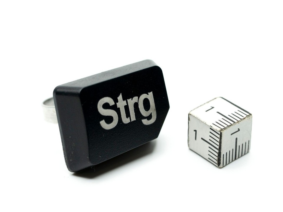 Keyboard Ring Ctrl Miniblings Keyboard Ring PC Symbol Computer Keyboard ...