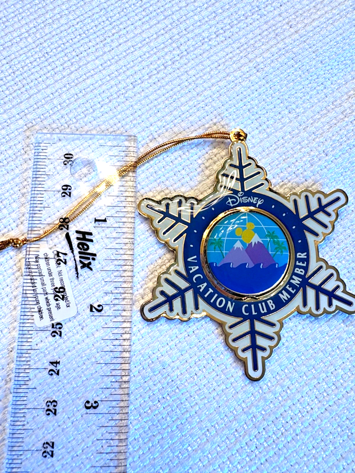 Disney Vacation Club Member Snowflake Holiday Ornament | eBay