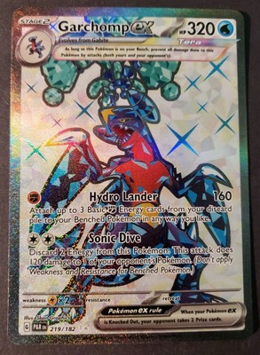 Garchomp ex 219/182 Paradox Rift Ultra Rare HOLO Pokemon Card NM | eBay
