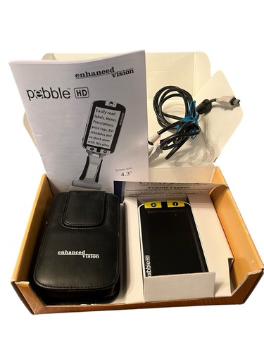 Enhanced Vision Pebble HD Portable Magnifier 4.3" Color Screen 13X ...