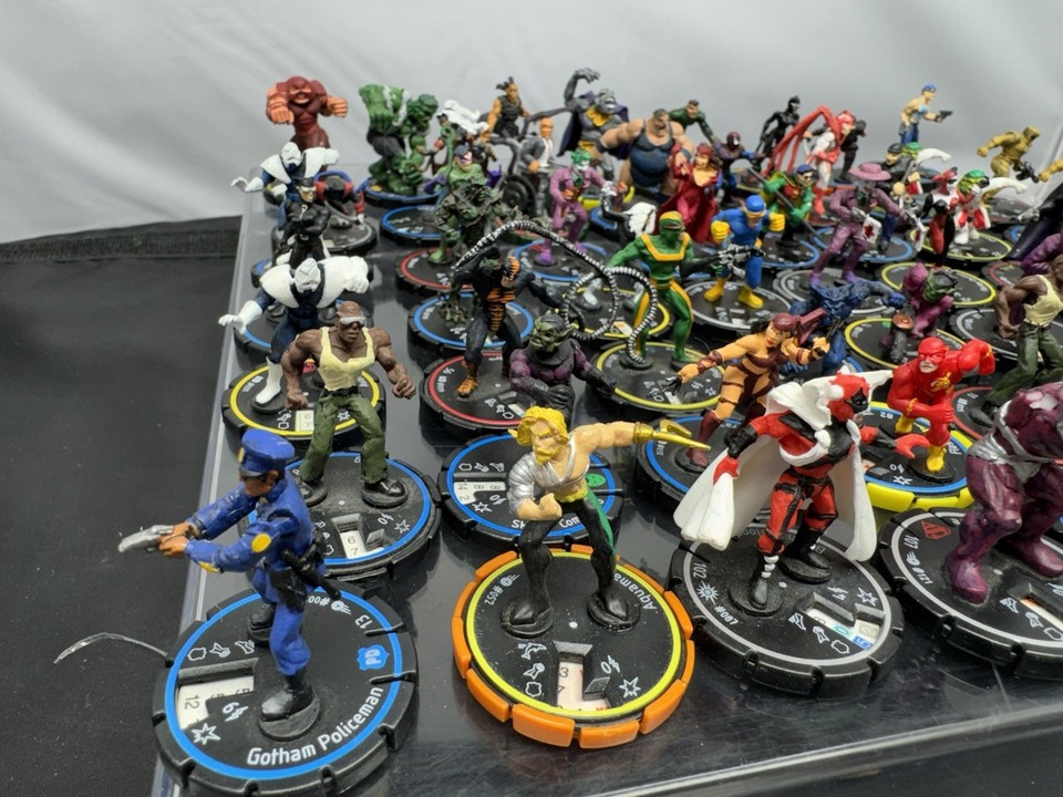 Marvel/DC Heroclix lot of 56 No Cards Look! | eBay