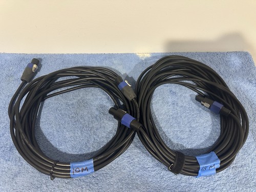 Speakon To Speakon x2 Cables 10m and 15m (last One) | eBay