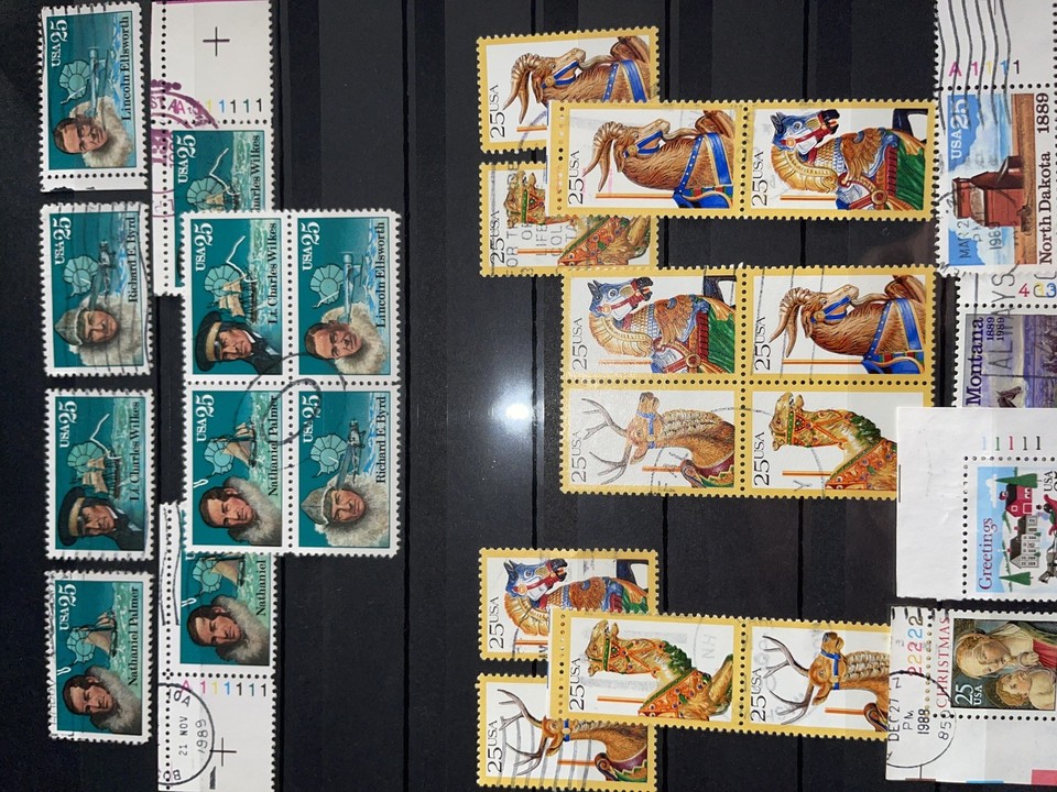 Powerful Loaded U.S. Stamp Collection in Scott Album Mint Used Blocks ...