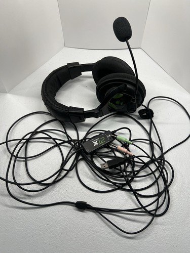 Turtle Beach Ear Force X12 Gaming Headset w/ Mic for Xbox 360 / PC ...