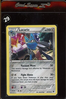 Lucario 63/124 Holo XY Fates Collide Near Mint Pokemon TCG Promo | eBay