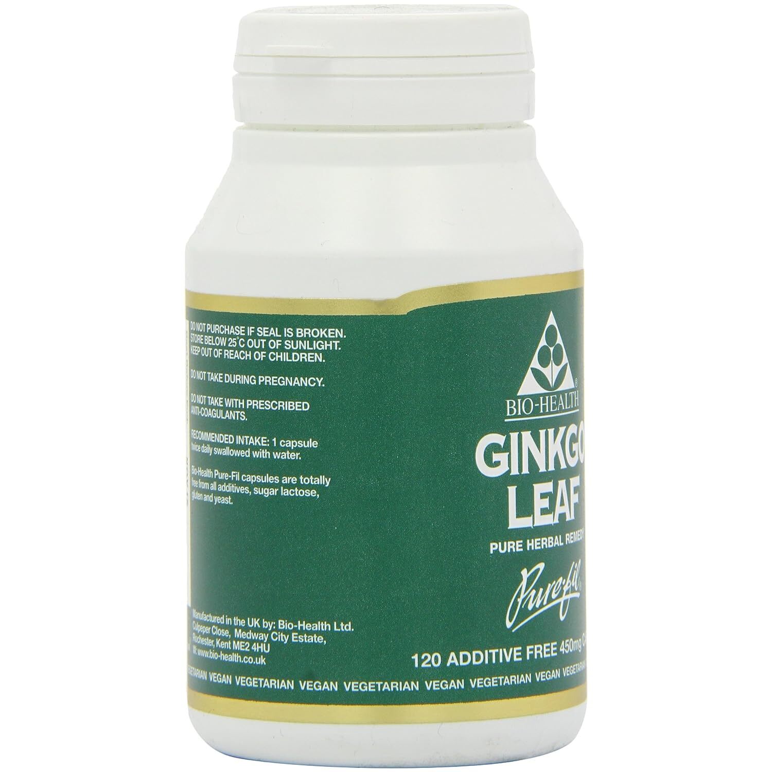 BIO HEALTH Bio Health Ginkyo Leaf 120`s 120 caps-6 Pack | eBay