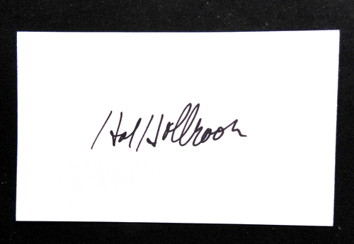 Hal Hollbrook Signed Autograph Index Card | eBay