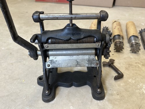 Antique Pasta Machine Cast Iron Vintage Hand Crank | eBay
