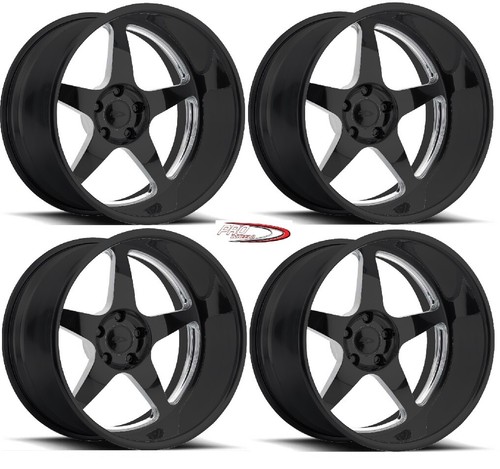 PRO TOP 5 FORGED WHEELS RIMS BLACK 18X9 18X10 | eBay