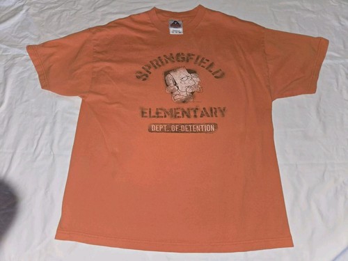 Vintage Springfield Elementary Bart The Simpsons Dept Of Detention XL ...