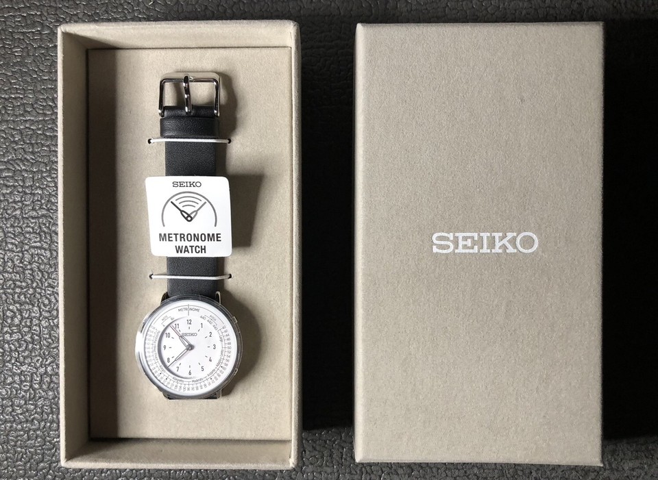 SEIKO Metronome Watch Monotone SMW006A Standard Line Genuine With Box ...