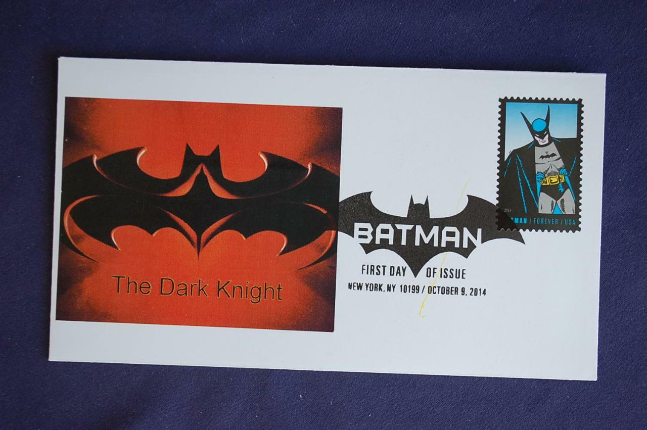 Batman Forever Stamp FDC Bullfrog Cachet Sc#4935 05742 Design #5H Caped ...