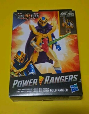 Power Rangers Dino Master Mode Gold Ranger Dino Fury Action Figure | eBay